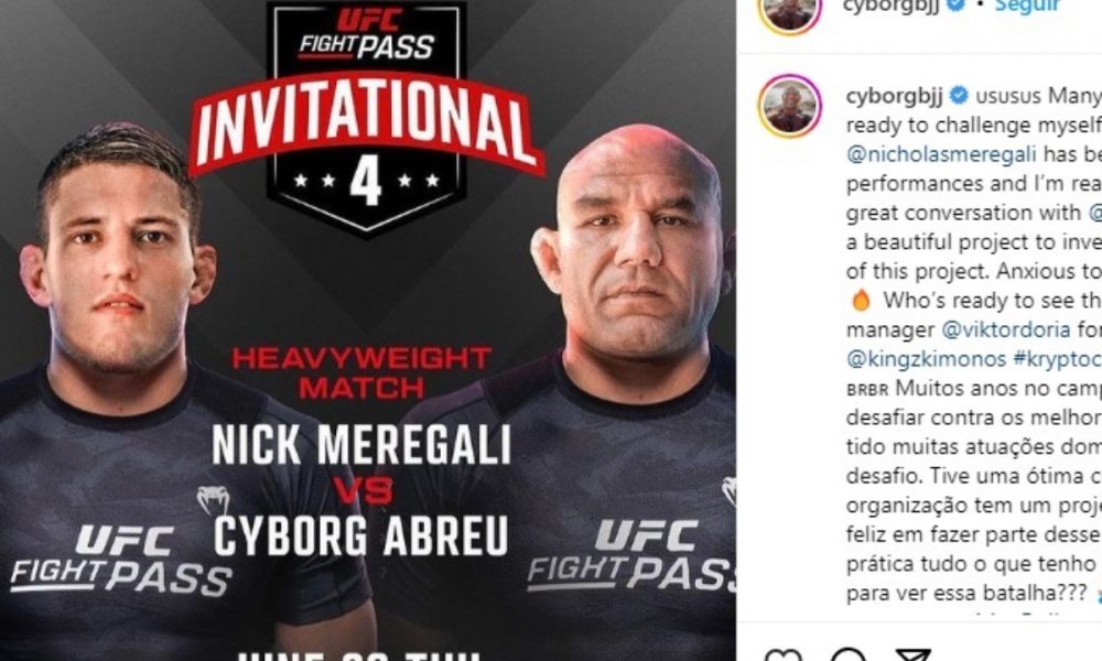 Roberto Cyborg enfrenta Nicholas Meregali no Invitational em junho - Ag ...