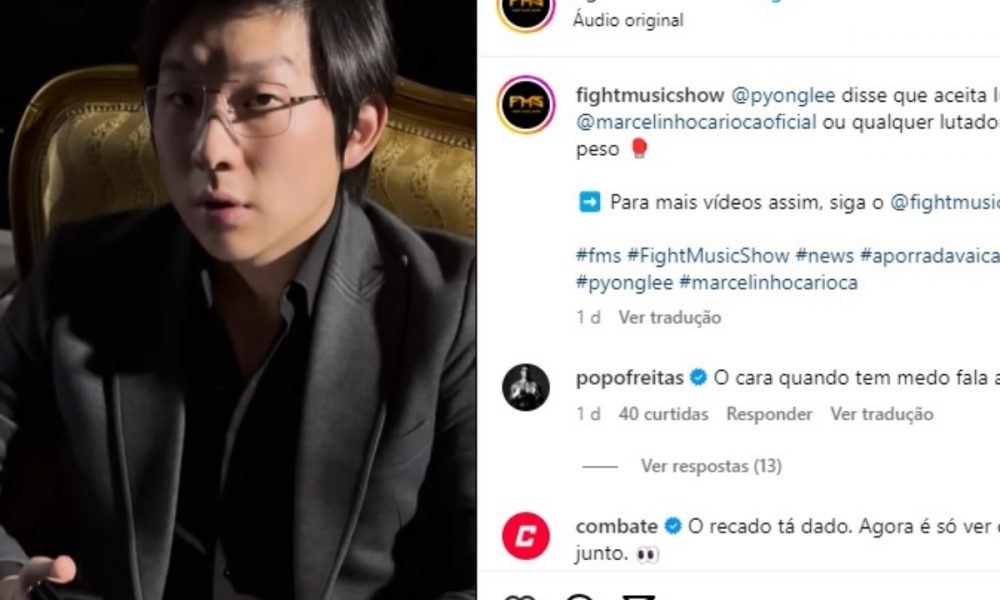 Pyong Lee expressa interesse em lutar no Fight Music Show - Ag. Fight ...
