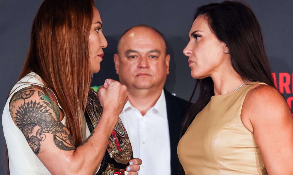 Bellator: Cyborg protagoniza encarada tensa com Zingano em coletiva ...
