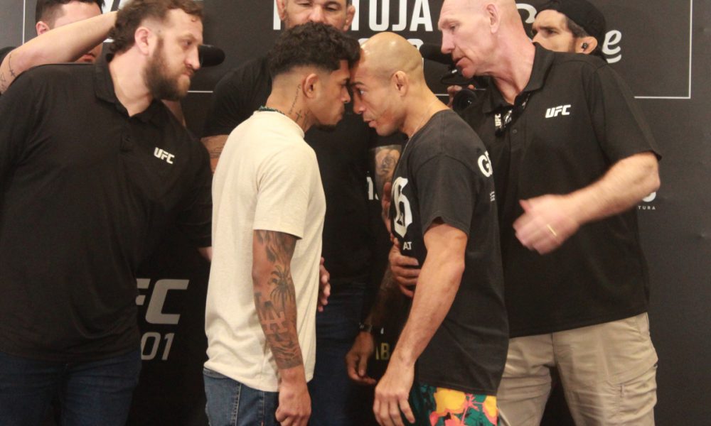 José Aldo protagoniza encarada tensa com rival no UFC Rio; veja - Ag ...