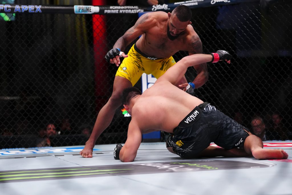 Brendson Ribeiro finaliza e acaba com invencibilidade de rival no UFC ...