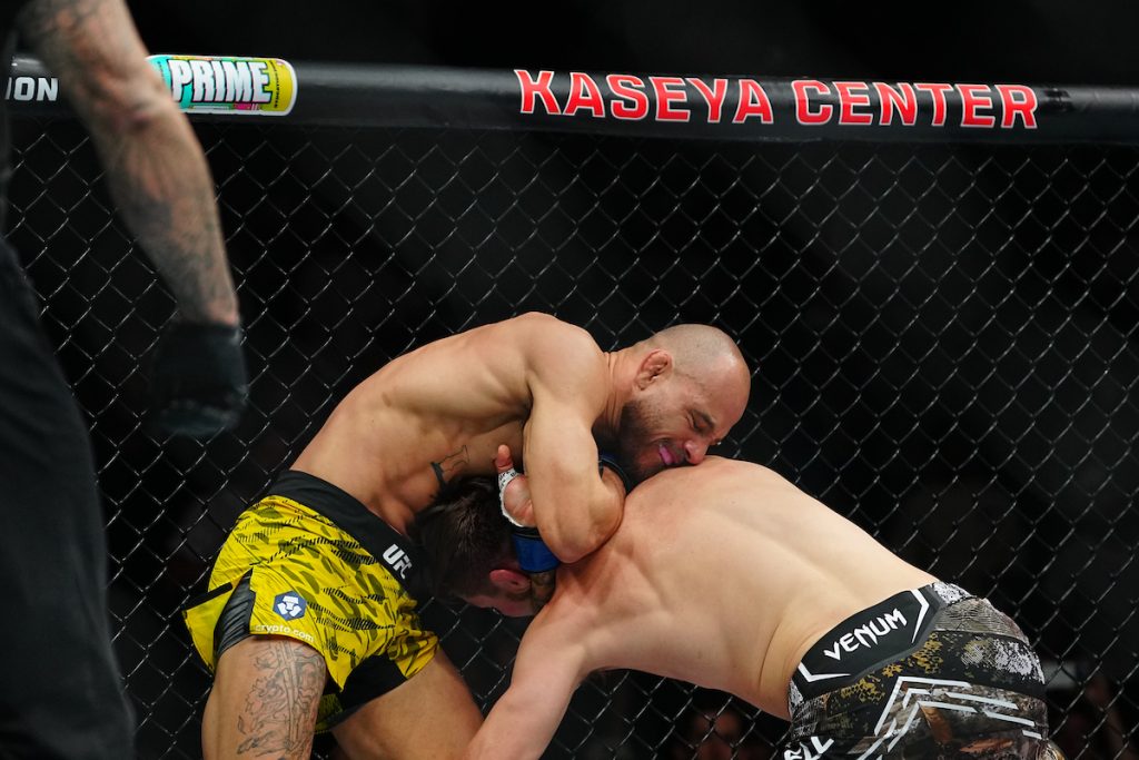 Acerto de contas! Jean Silva dá show e finaliza Bryce Mitchell no UFC ...