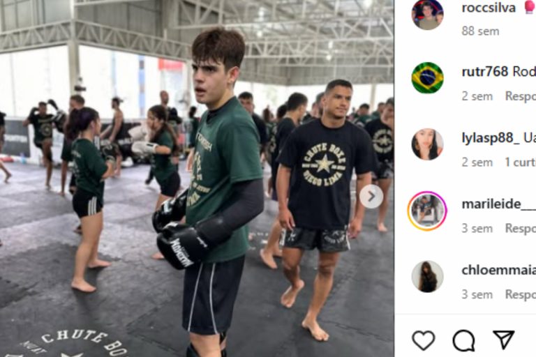 Leva jeito! Filho de Faustão faz treino de boxe com lutador do UFC ...